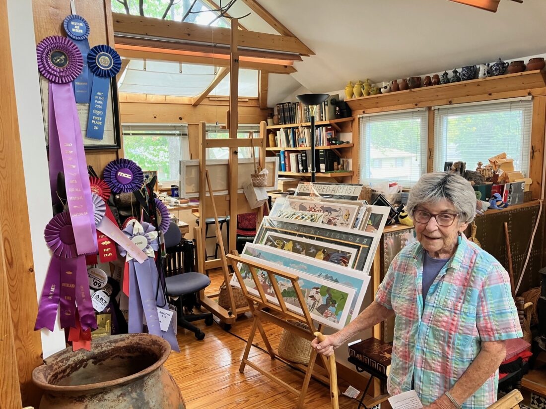 She’s nearly 97, but not nearly ready to stop painting; look for her work at this weekend’s Art ...
